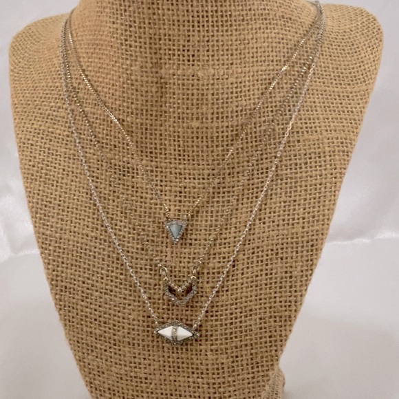 Chloe + Isabel | Jewelry | Ci 3 Tier Necklace Gold Rhinestone And ...